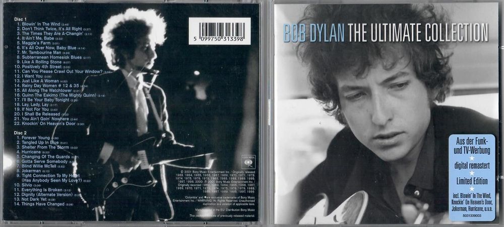 Bob Dylan - The Ultimate Collection (Gebraucht) in Rheinau für CHF 1.5 ...