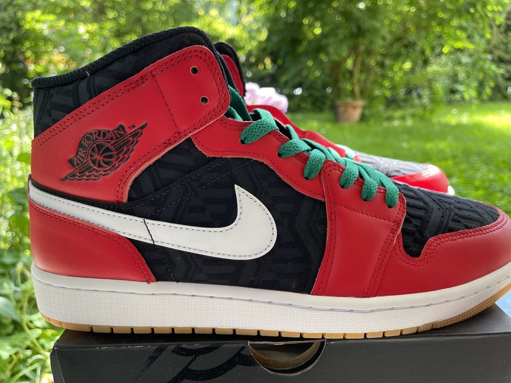 Nike Jordan 1 Mid SE Christmas US 12 / EU 46 (Neu und originalverpackt ...