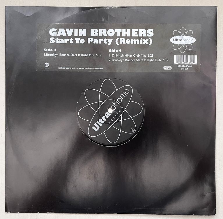 Gavin Brothers – Start To Party (Remix) – Vinyl (Gebraucht) in Oftringen für CHF 9 – mit ...