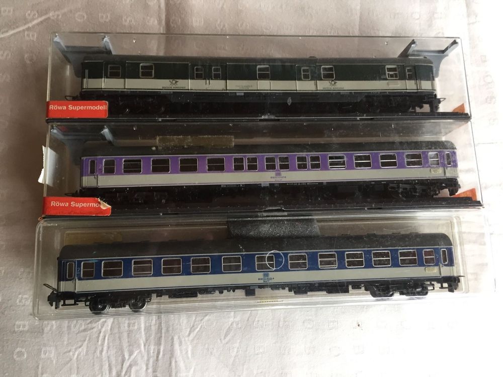 Trix Express-Röwa 3x Pop-Schnellzugwagen | Kaufen auf Ricardo