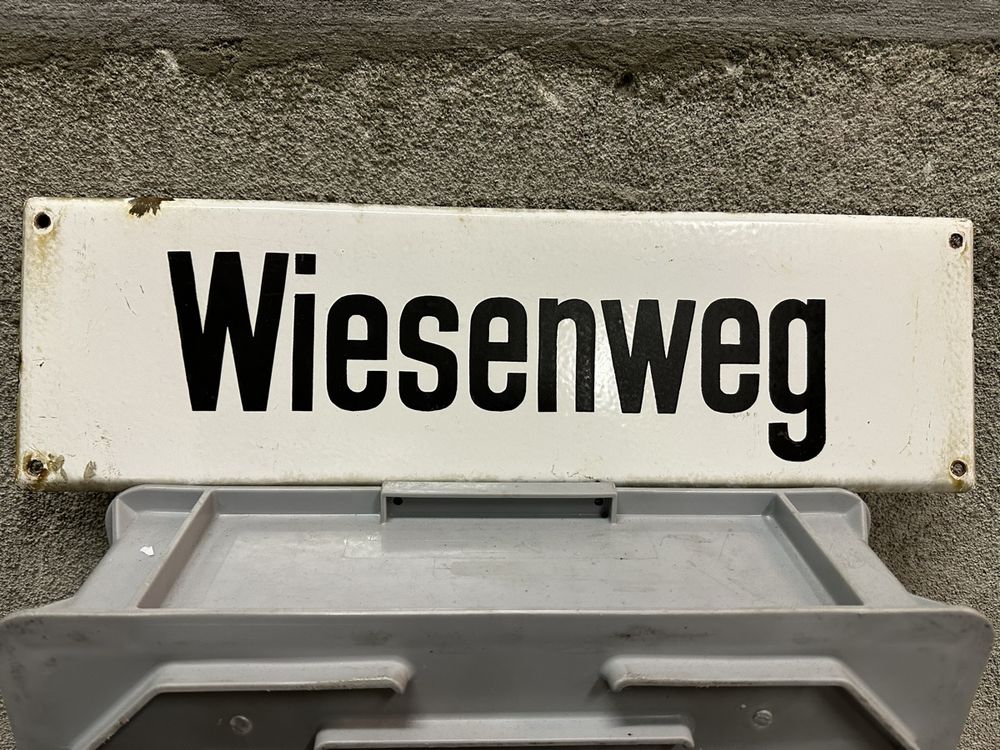 Wiesenweg Strassenschild name (Gebraucht) in Reinach AG für CHF 49 ...