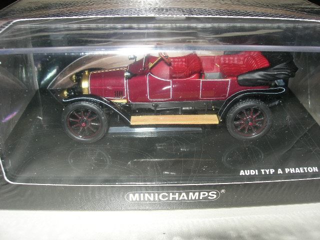 Audi Typ A Phaeton 1910 rot * Minichamps 1:43 (Neu und originalverpackt ...