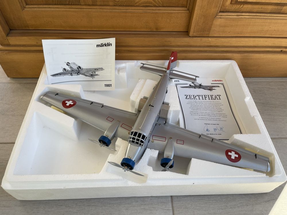 Avion métal JU52 Märklin \ NEUF \ Complet (Neu (gemäss Beschreibung ...