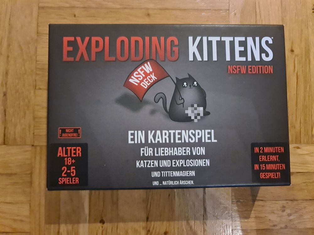 Exploding Kittens NSFW Edition (Gebraucht) in Jegenstorf für CHF 5 – mit Lieferung auf Ricardo ...
