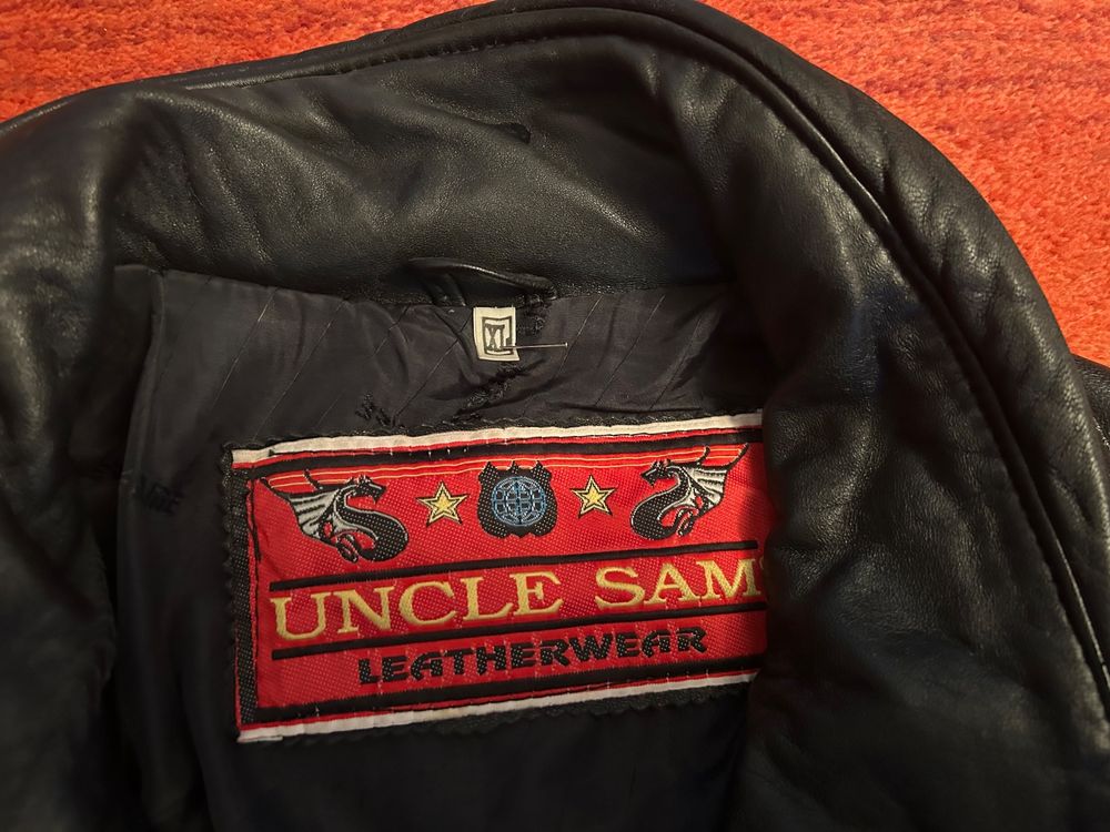 Uncle Sam Lederjacke (Gebraucht) in Oberwil - Lieli für CHF 200 – mit ...