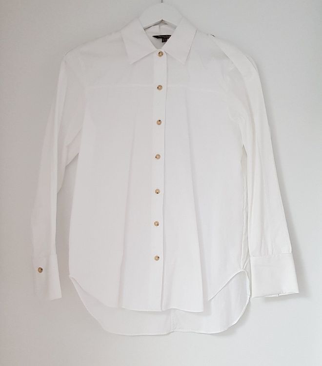 Weisse Massimo Dutti Bluse Gr. 36 | Kaufen auf Ricardo