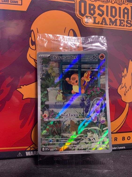 Pokemon karte AR Charmander Glumanda obsidian Flame (Neu und ...