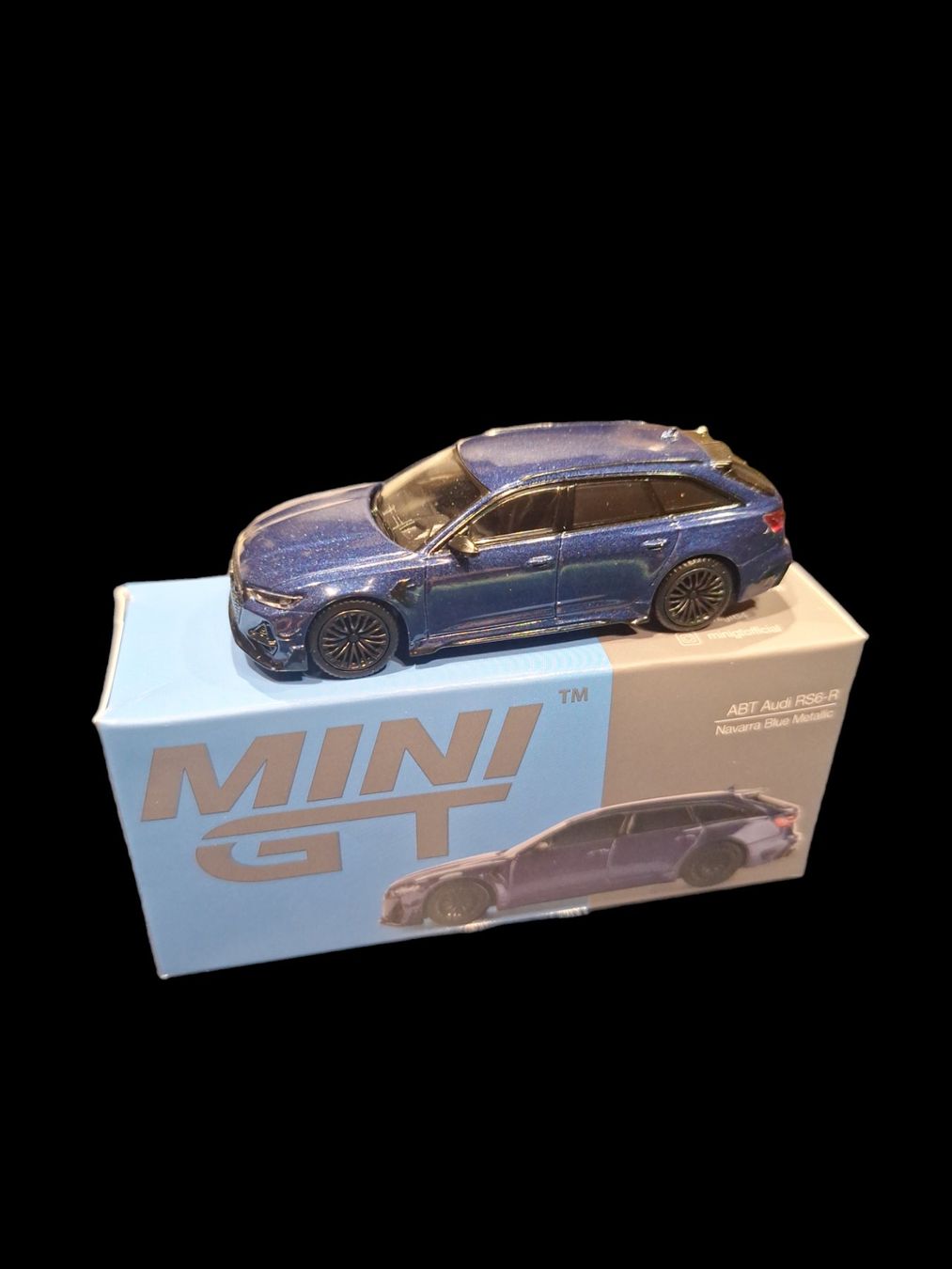 Mini GT #574 ABT Audi RS6-R Navarra Blue Metallic (Neu und ...
