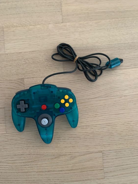 Original Nintendo 64 Controller Türkis / manette turquoise (Gebraucht ...