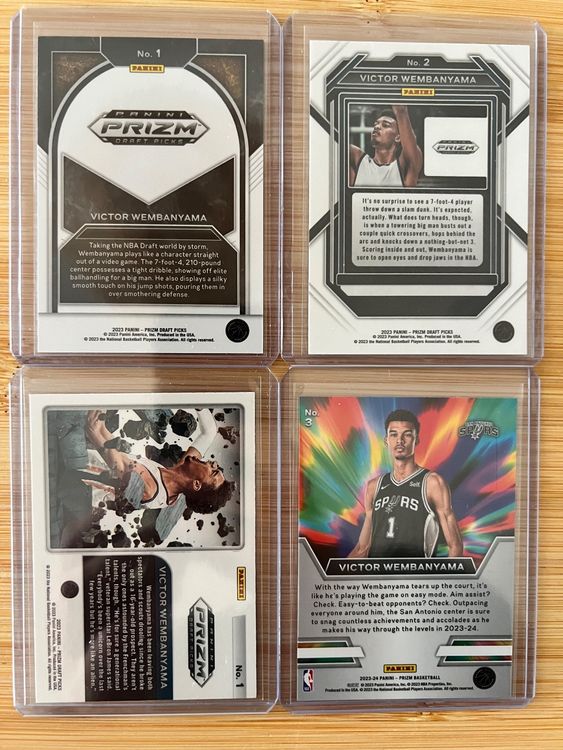 Panini Prizm Victor Wembanyama Wemby NBA Rookie Set | Kaufen auf Ricardo
