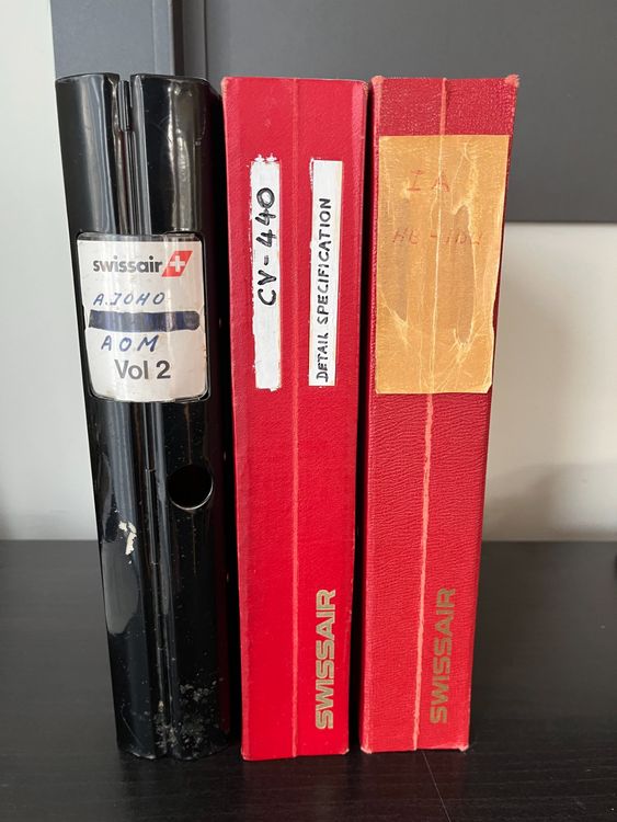 3 Swissair Manual Ordner A4 Gross (Gebraucht) in Lausen für CHF 20 ...