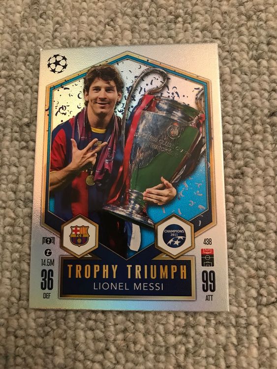 Lionel Messi Trophy Triumph Match Attax 24/25 | Acheter sur Ricardo