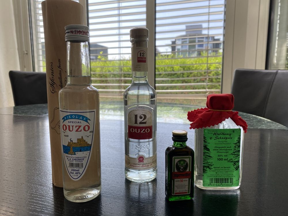 Spirituosen Set Ouzo Jägermeister Schnaps diverse Sorten | Kaufen auf ...