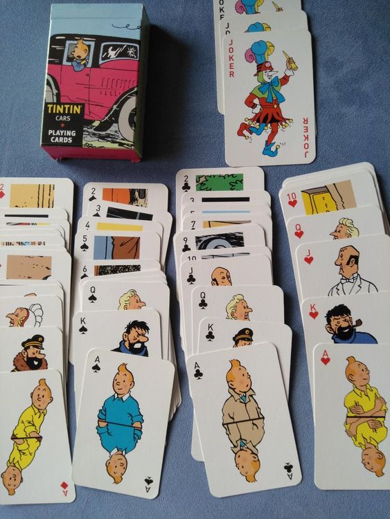jeu de cartes neuf pour le fans Tintin Spielkarten neu | Kaufen auf Ricardo