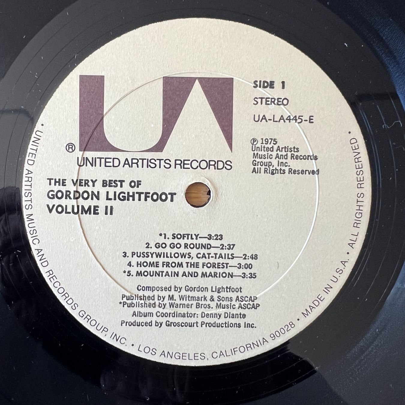 Gordon Lightfoot - The Very Best Of Vol. II / 1. US 1975 (Gebraucht) in ...