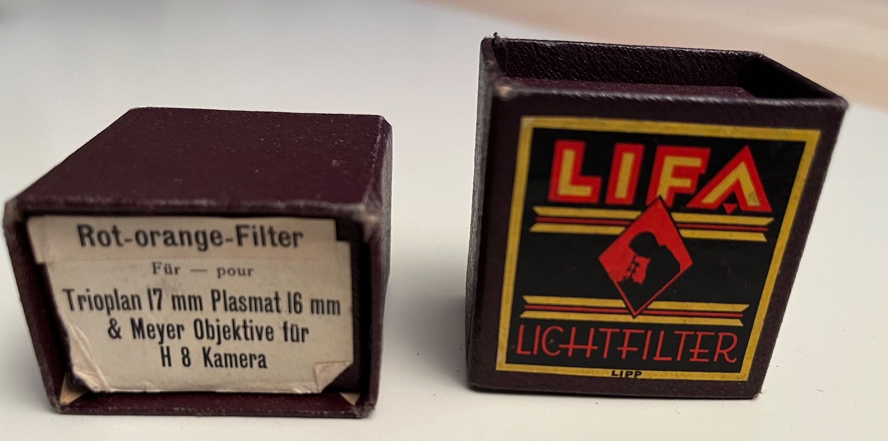 Rot-Orange-Filter Trioplan 17 mm Plasmat 16 mm (Gebraucht) in Aarau ...