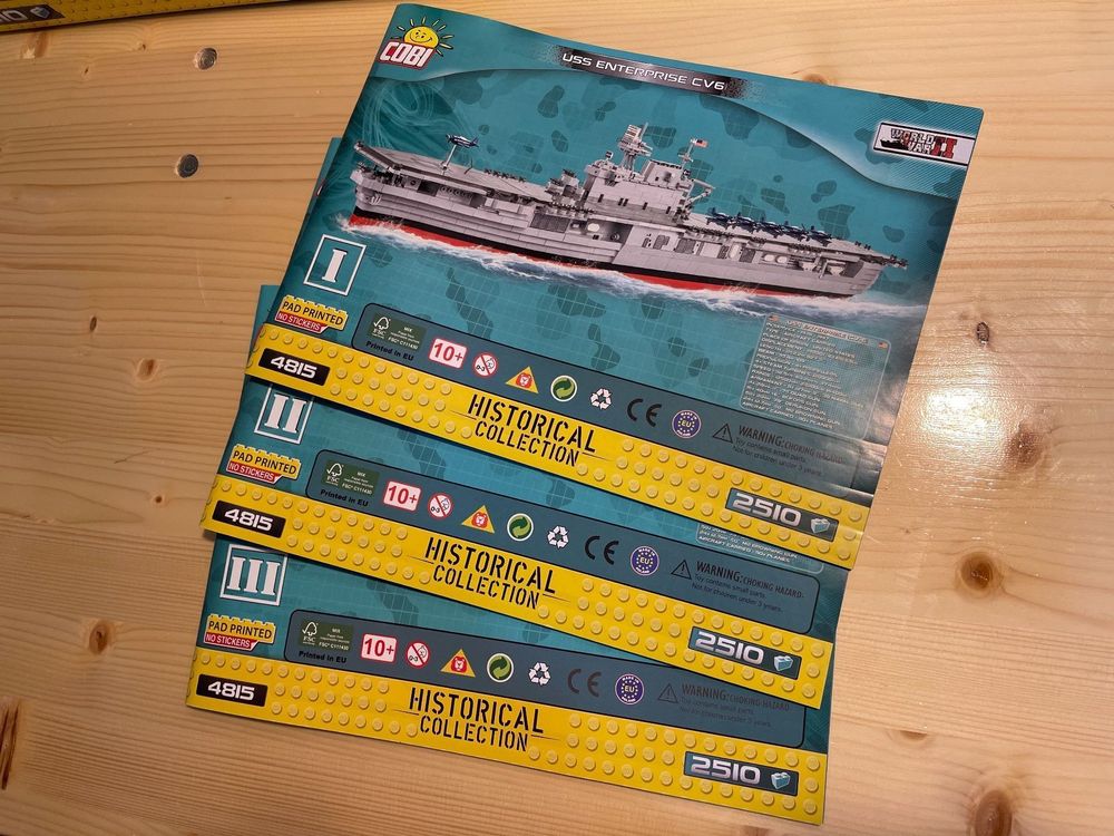 COBI USS Enterprise CV-6 komp. Mit Lego (Gebraucht) in Binningen für ...