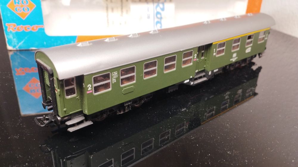 ROCO 4254S DB Umbauwagen 2. Klasse in OVP mit Zurüstteilen (Gebraucht ...