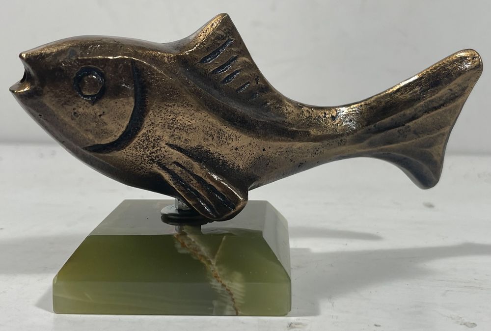 Sehr Interessante Bronze Fisch Skulptur | Kaufen auf Ricardo