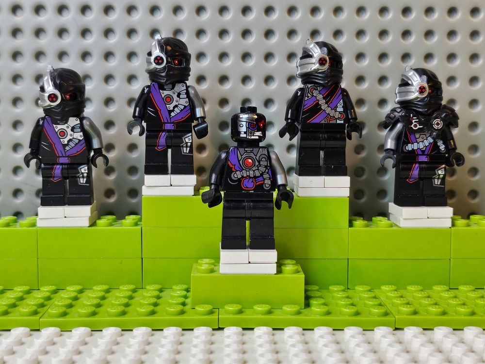 5 Lego-Minifiguren Ninjago, General Cryptor, Nindroid,... (Gebraucht ...