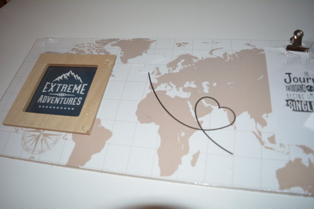 Bild Holz Bilderrahmen reisen Weltkarte Journey reise NEU | Kaufen auf Ricardo