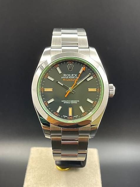 Rolex Milgauss Verde Grün green NEW 2021 Full set (Neu und ...