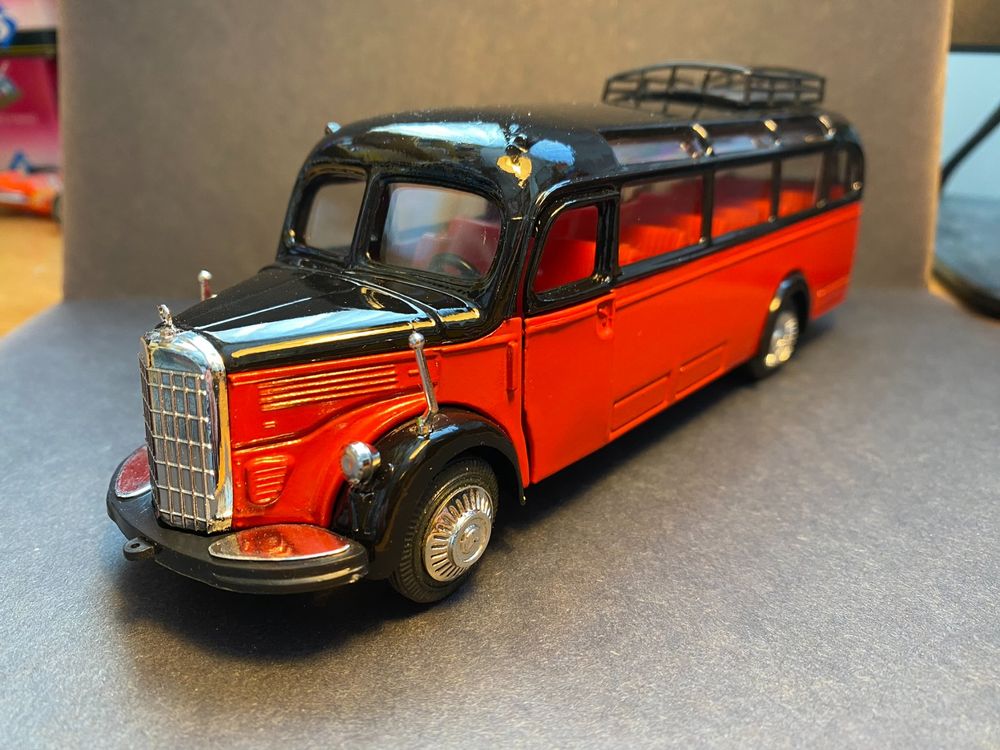 Oldtimer Bus 1949 Mercedes-Benz O 3500 Modellauto NZG 1:40 (Gebraucht ...