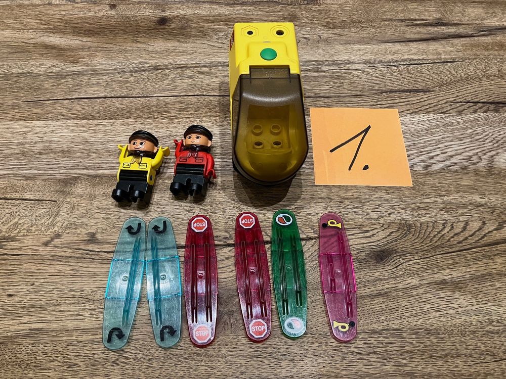 Lego Duplo Intelli Lock mit Codesteinen und Lokführer (Gebraucht) in ...