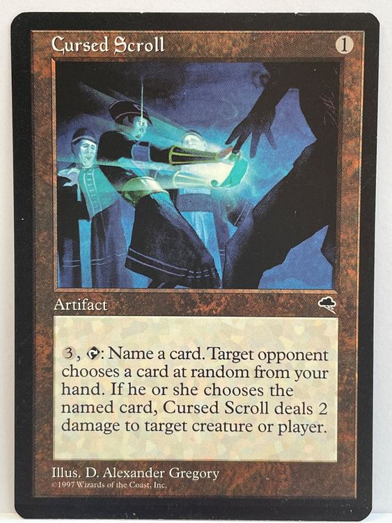 Magic The Gathering - Cursed Scroll (Neu (gemäss Beschreibung)) in ...