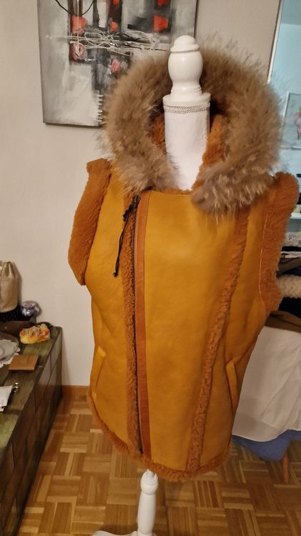 shabazz brothers echt Lamm Leder Weste gr.L (Neu (gemäss Beschreibung ...