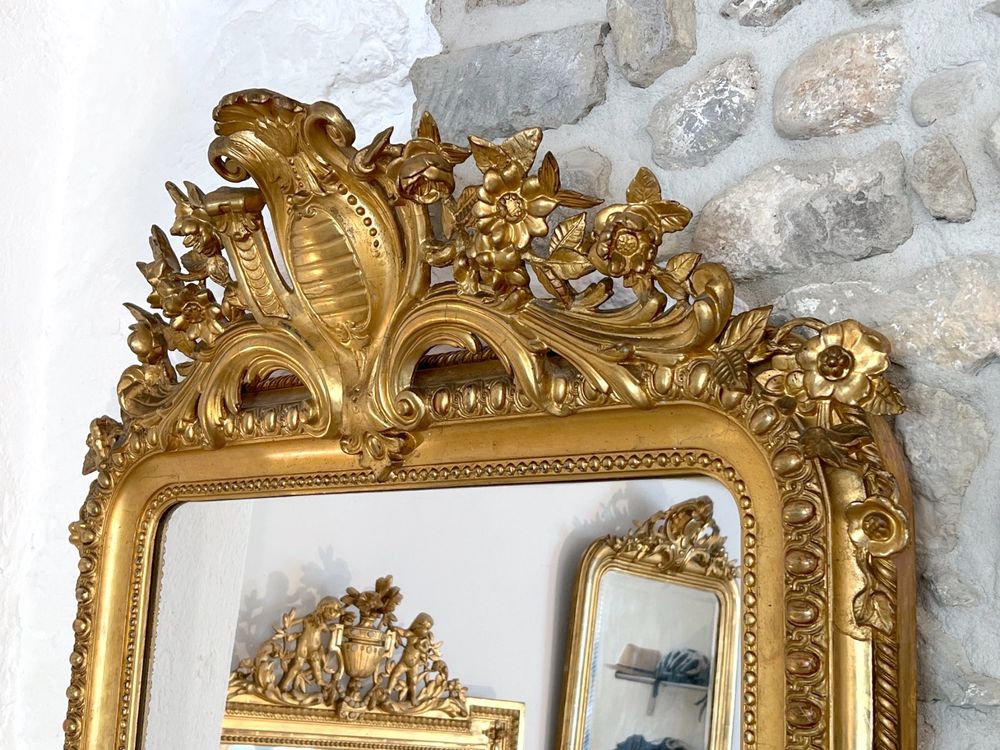 S0325 Antiker Prunk-Hallenspiegel Louis Philippe ~1850 (Gebraucht) in ...