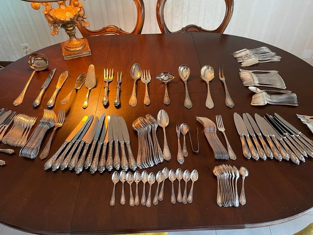 WELLNER VERSILBERT TAFEL-UND SERVICE BESTECK (Gebraucht) in Pregassona ...