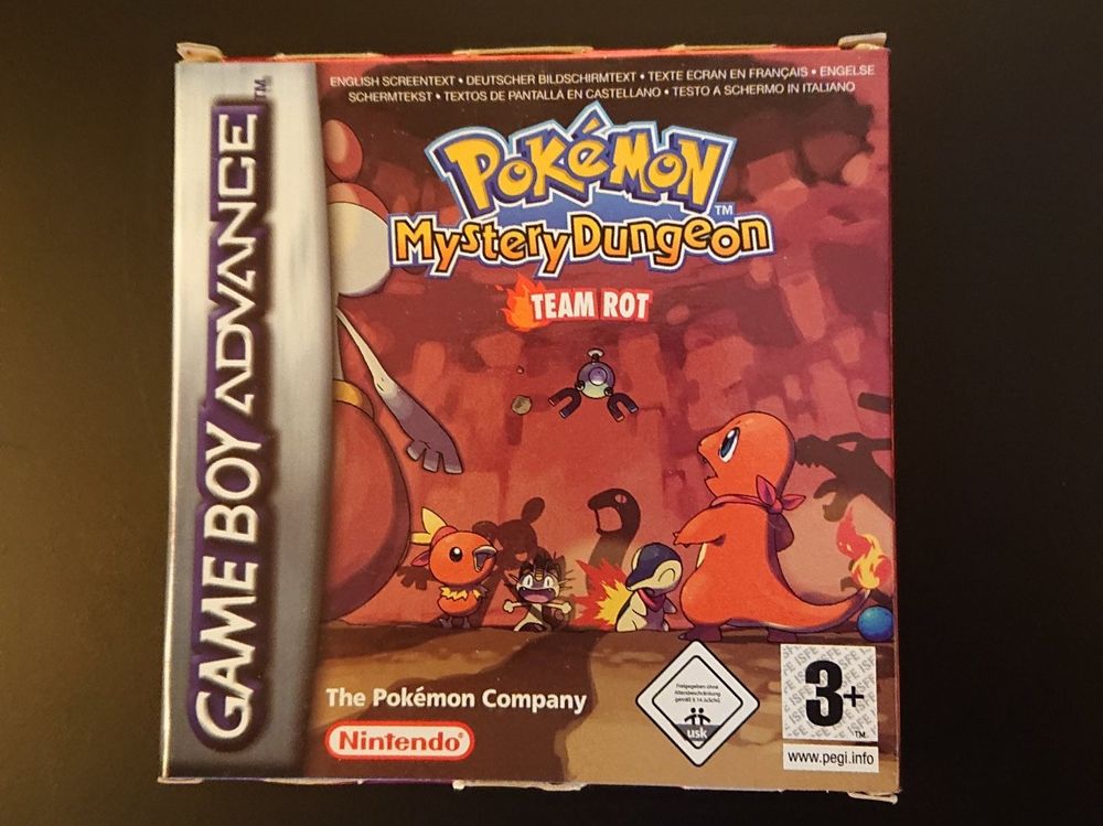 Gameboy Advance GBA - Pokemon Mystery Dungeon Team Rot - CIB (Gebraucht ...
