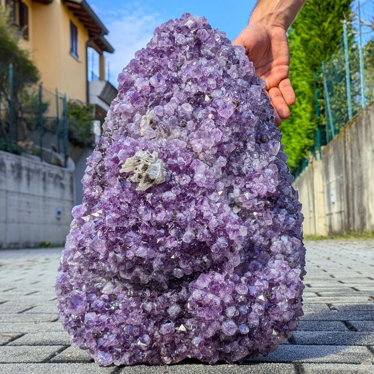 Super GROßER AMETHYST VIOLETT + CALCIT und KUGELN (Neu (gemäss Beschreibung)) in Balerna für CHF ...