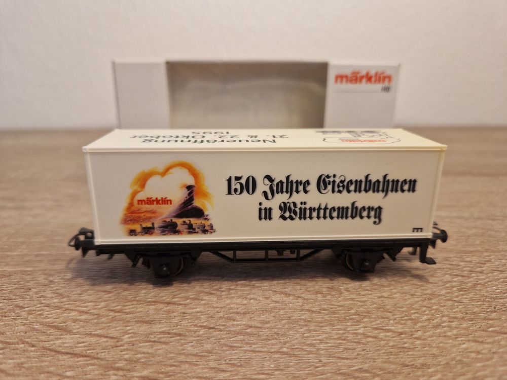 Märklin Containerwagen DB 150 Jahre H0 OVP NEU (Neu und originalverpackt) in St-Aubin-Sauges für ...