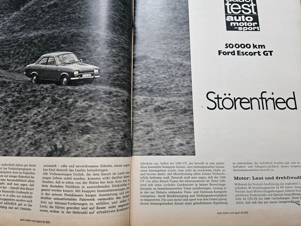 AMS 8/70 Citroen DS 21 Diplomat 280 SE 3.5 Mustang FF 4x4 xx (Gebraucht ...