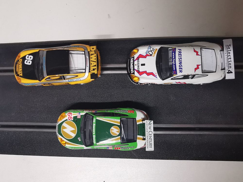Set Scalextric Porsche mit Frontlicht (Gebraucht) in Winterthur für CHF ...