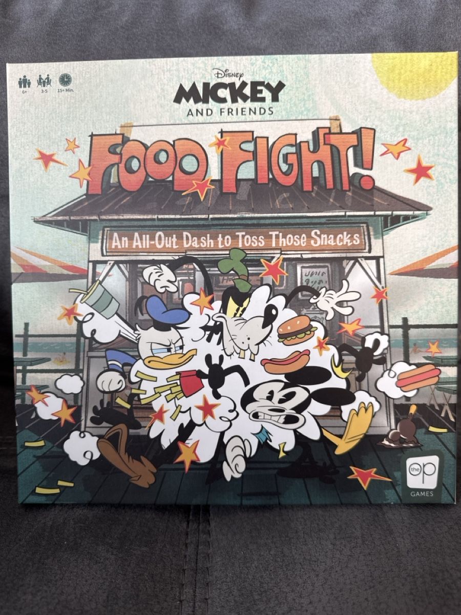 Mickey & Friends: Food Fight - Brettspiel Board Game (Neu (gemäss ...