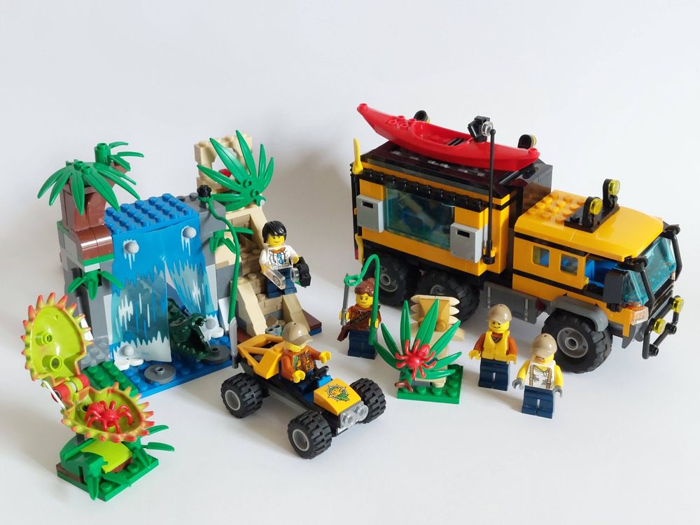 LEGO City 60160 Mobiles Dschungel Labor komplett + Extra! (Gebraucht ...