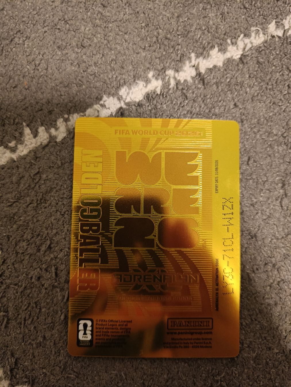 Kylian Mbappé - Panini Adrenalyn XL - Golden Baller Karte! (Neu (gemäss ...
