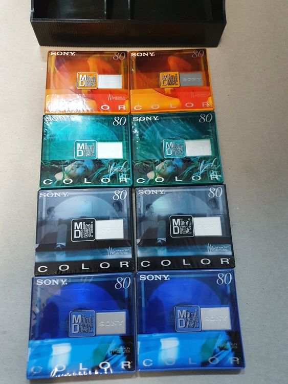 8 x Sony MiniDisc Color 80 NEU/OVP (Neu und originalverpackt) in ...