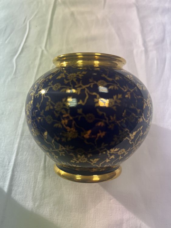 Königlich: 3 Kobalt Vasen, Echt Kobalt Gold Dekor (Gebraucht) in Brienz ...