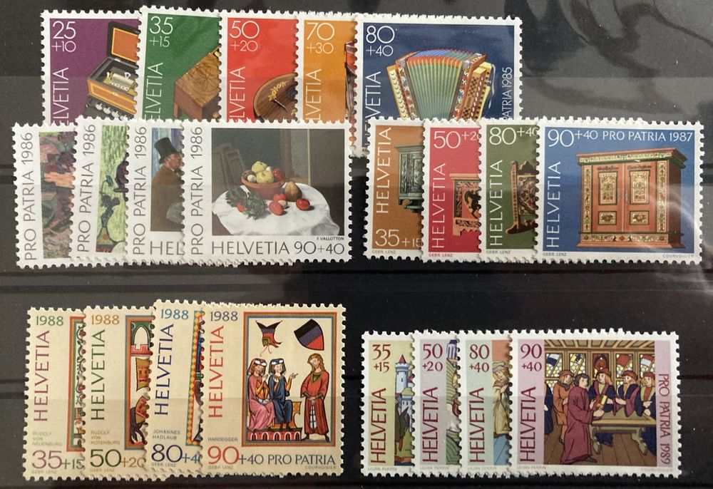 1985-1989, PP Sätze postfrisch (**) Sammlung oder Frankatur (Neu (gemäss Beschreibung)) in ...