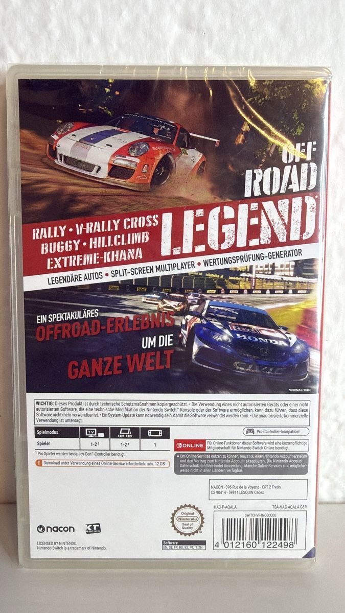 V-Rally 4 Nintendo Switch Game - BRAND NEW - UNOPENED! Code! (Neu und ...