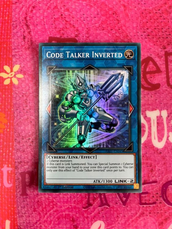 Yugioh RA01-EN045 Code Talker Inverted SUPER RARE EN NM | Kaufen auf Ricardo