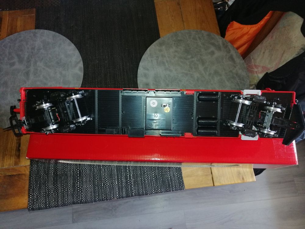 TOP - LGB - RHB STEUERWAGEN ROT - NEUW. - OVP - SPUR G (Neu (gemäss ...