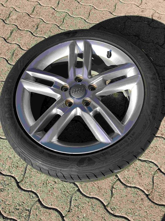4 original Audi Alufelgen 17 Zoll mit SR | Kaufen auf Ricardo