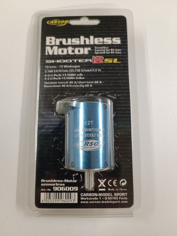 Carson Brushless Motor Shooter 12 SL ab 1.- (Neu und originalverpackt ...
