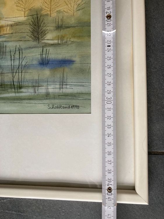 GEMÄLDE AQUARELL ORIGINAL SCHOTTLAND 1990 NICHT SIGNIERT (Gebraucht) in Subingen für CHF 24 ...