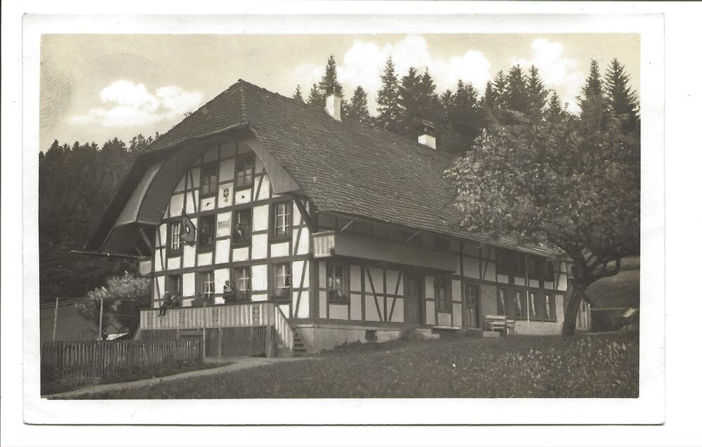 Wirtschaft Waldeck - Arnisäge bei Biglen (BE) Emmental 1929 (Gebraucht ...